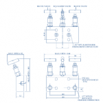 3 Way Manifold Valves, Type 2- Grafoil Packing is used