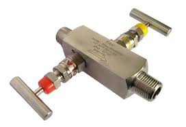 Block And Bleed Valve,SS 316 ,1/2" NPT M X F, 6000 psi