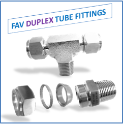 duplex tube fitting - FAV