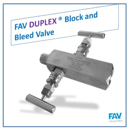 Duplex Block and Bleed Valve best solution for Corrosive Environments