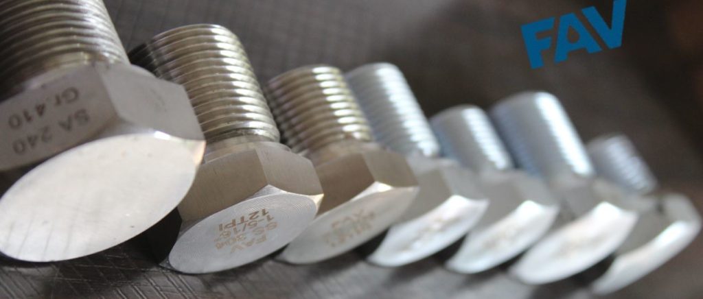 FAV SHOULDER PLUGS FOR HEAT EXCHANGER - FAV