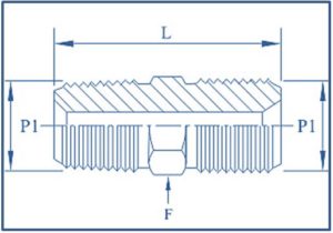 Hex Nipple BSP Male X BSP Male - FAV