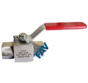 Ball Valve,2 Way ,6000 psi - FAV